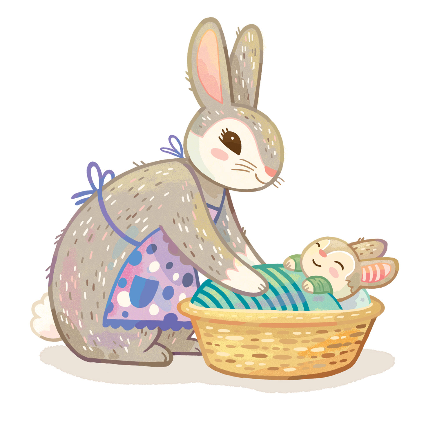 Illustrating the Cosy Family: The Baby Bun Series – Anni Betts Illustration
