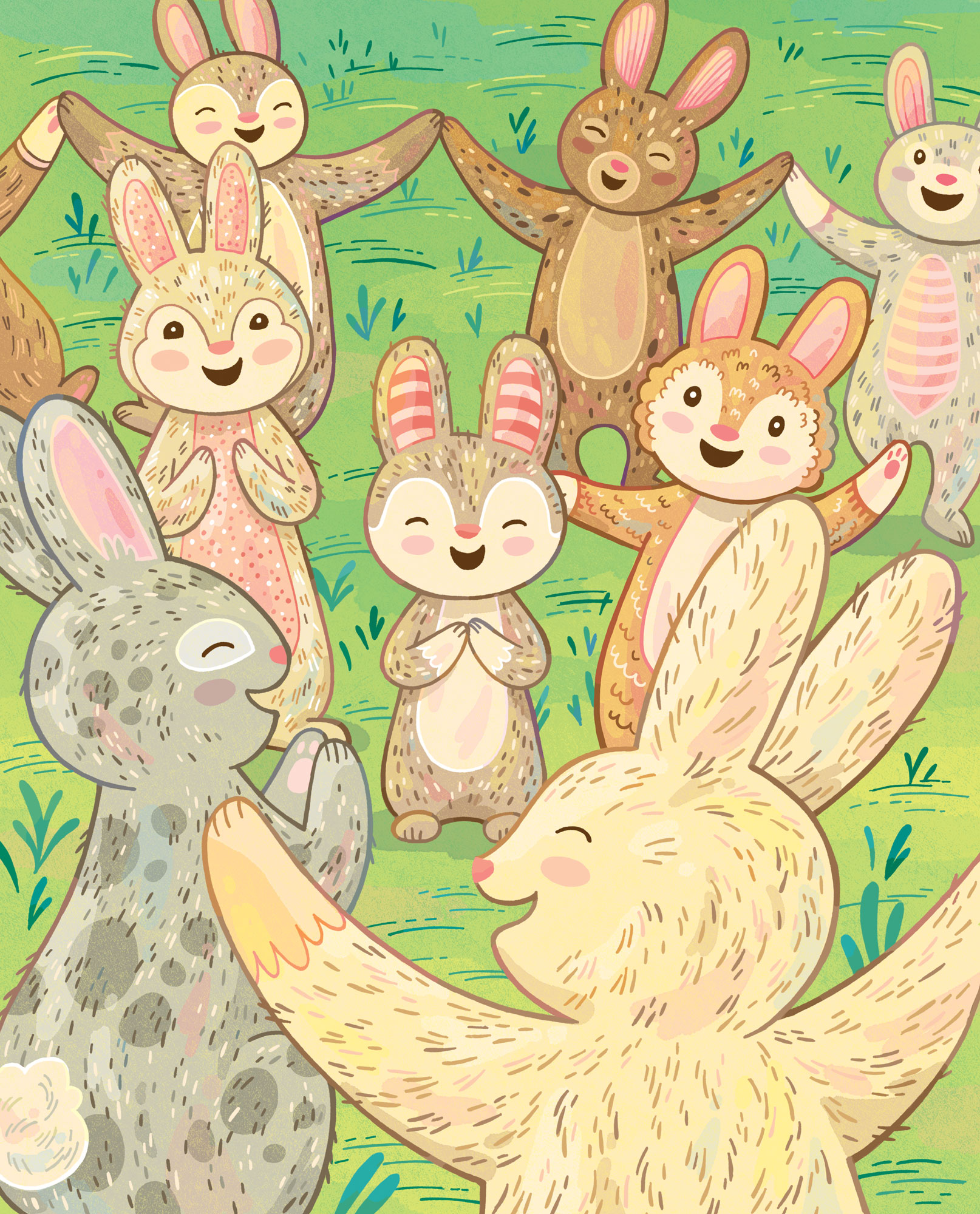 Illustrating the Cosy Family: The Baby Bun Series – Anni Betts Illustration